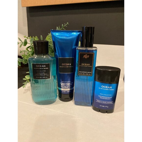 Bath & Body Works | Grooming | Bath Body Works Mens Ocean New 4pc Body ...